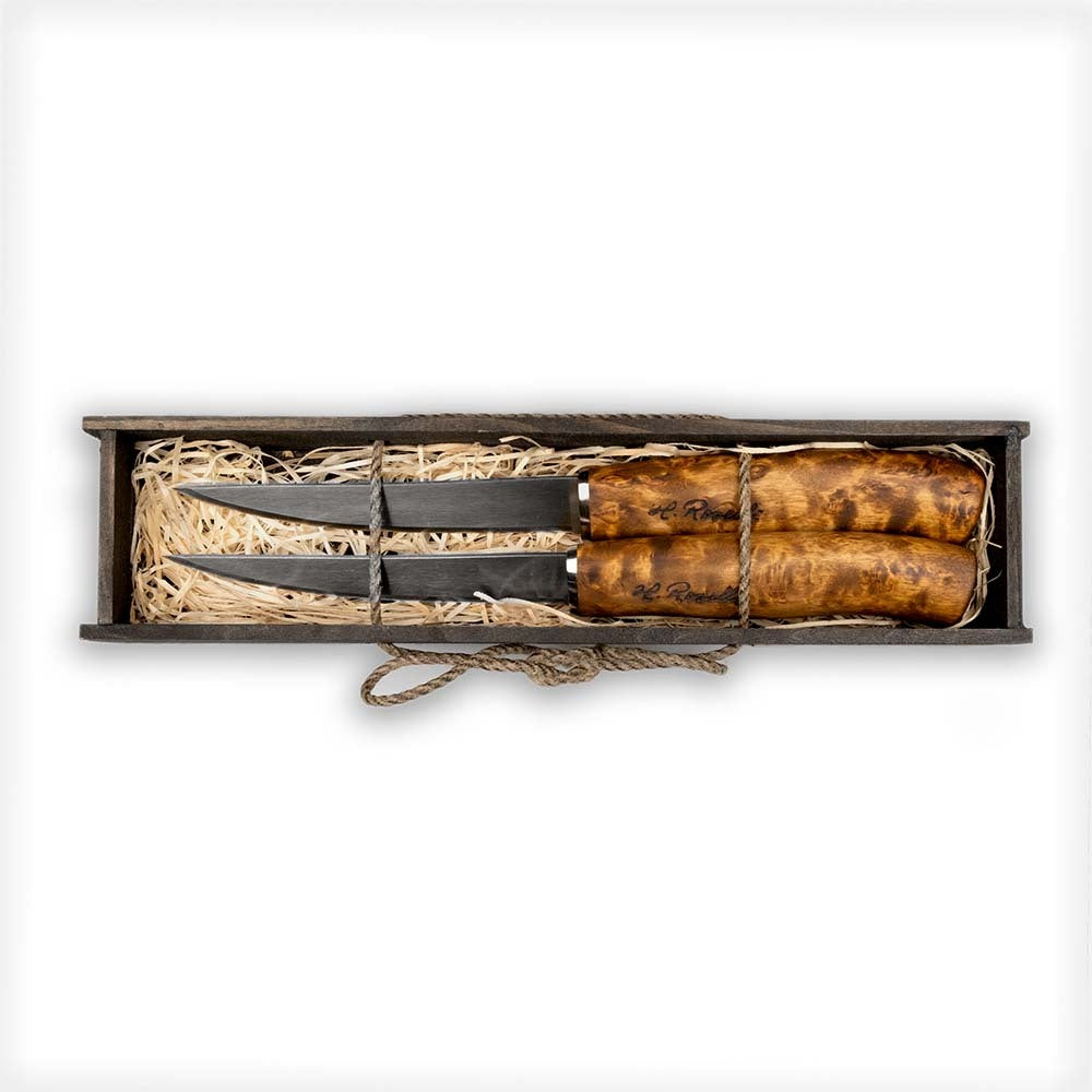 Steak Knife Set | Ultra High Carbon Steel | Roselli Finland