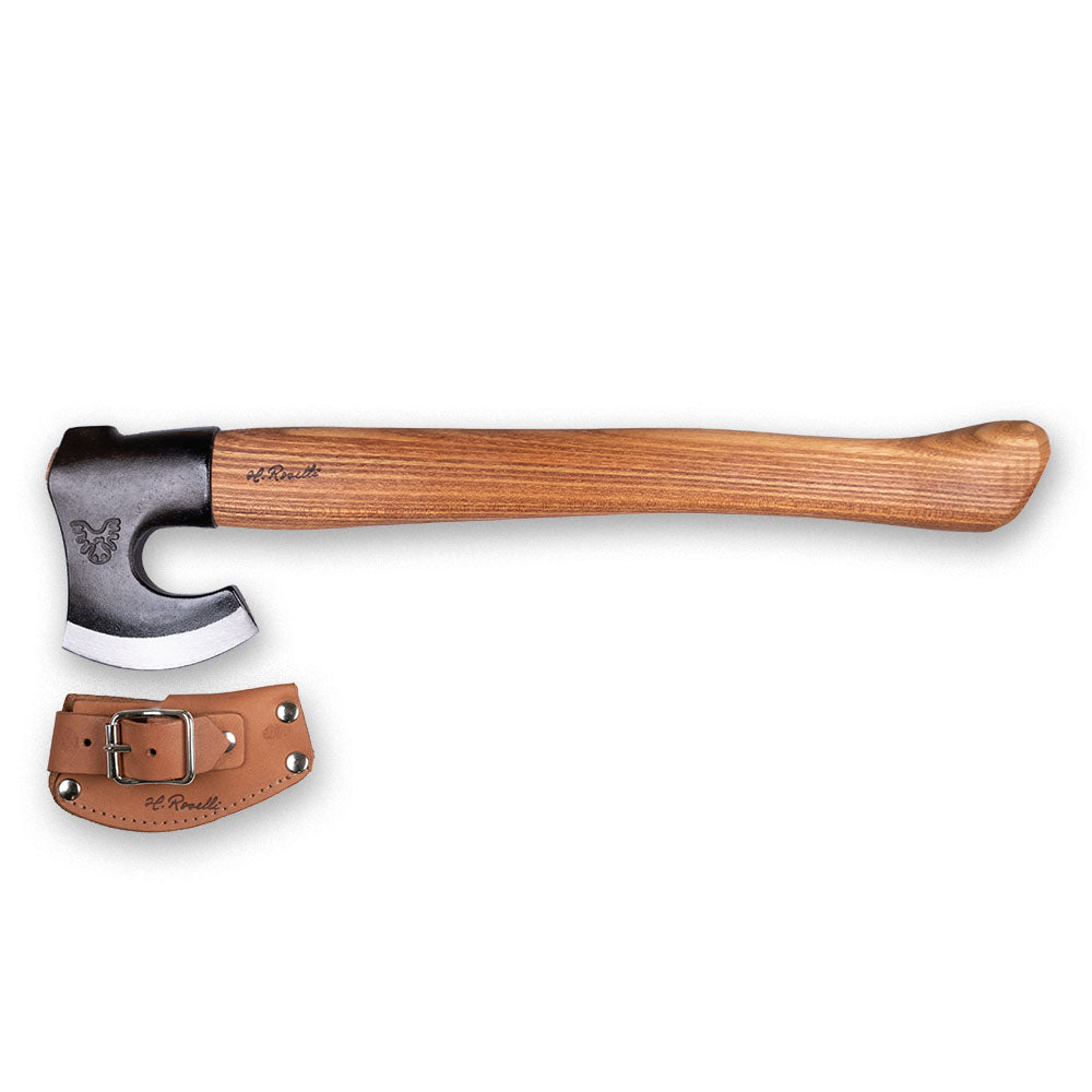 Handmade Outdoor Axe Long Handle | Red Elm | Roselli Finland