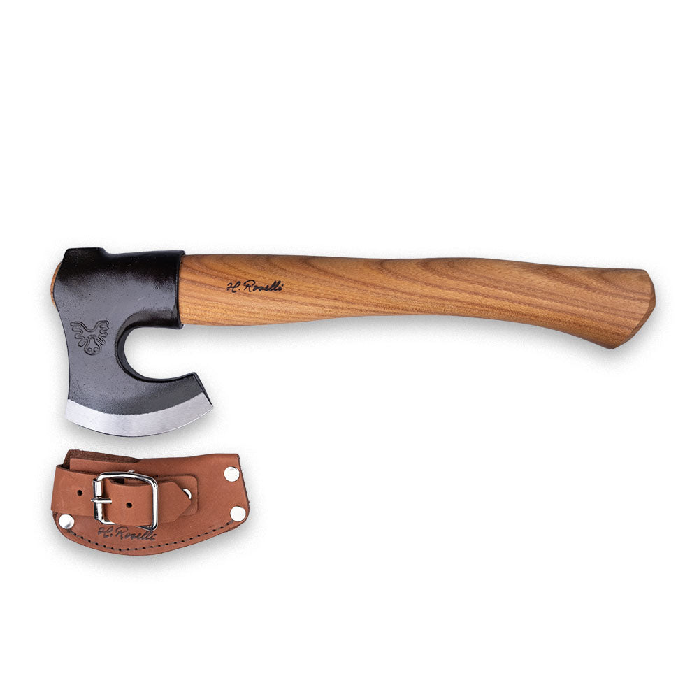 Outdoor Axe | Red Elm Handle | Compact Design | Roselli Finland